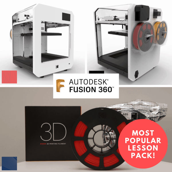 Learn By Layers: The full curriculum (3D Printing & CAD with Fusion 360)
