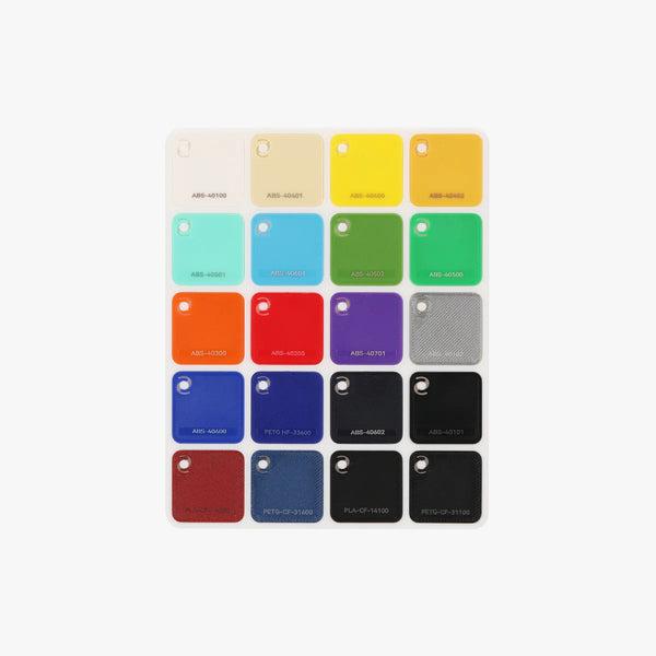 Bambu Lab Filament Color Swatches | 3D Universe