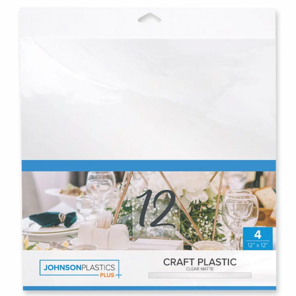 12" x 12" Craft Plastic Acrylic Sheets for Laser Cutters (Pack of 4 ...