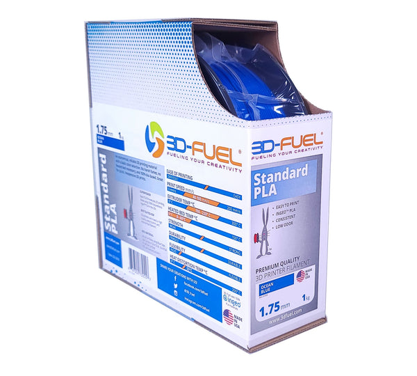 3D-Fuel Standard PLA+, Ocean Blue, 1.75mm